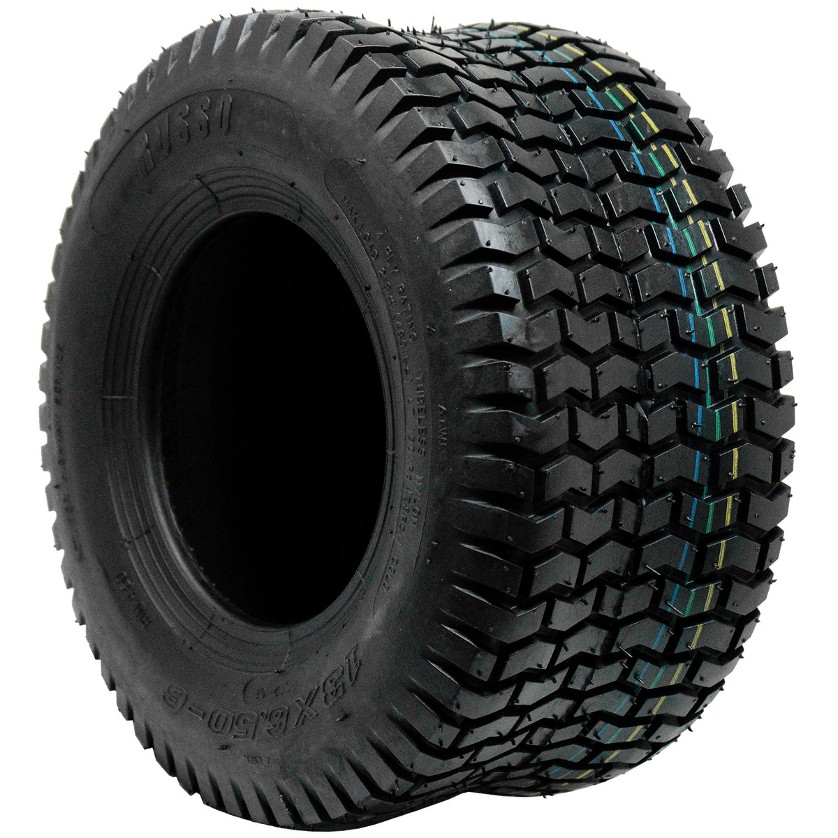 13x6.50-6 Turf Lawn Mower Tires Heavy Duty 4 PLY Tires — Russo Power ...