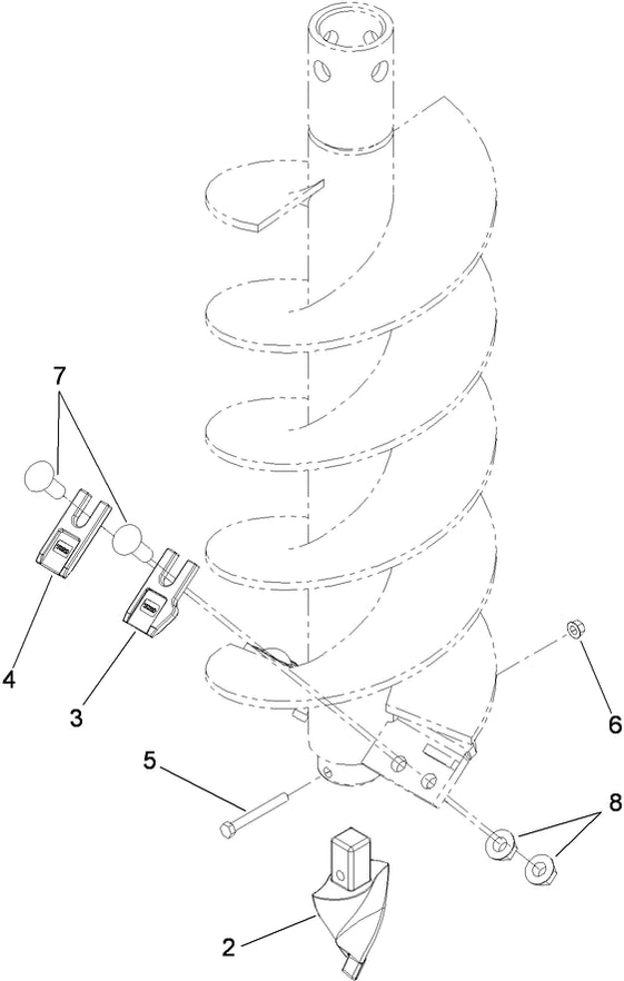 Toro 22818 Dingo 12 In. Auger Extension Attachment — Russo Power Equipment