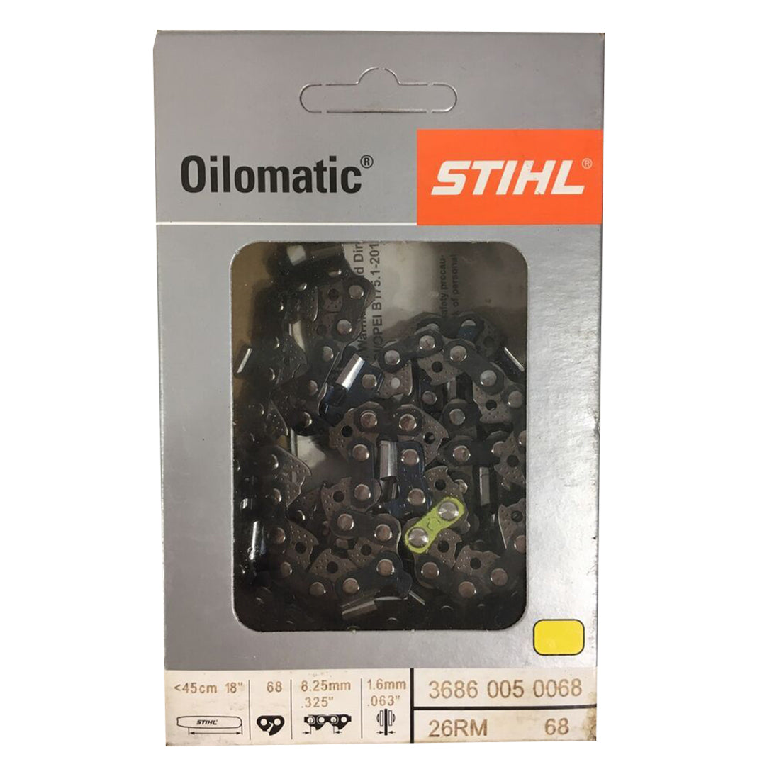 Stihl 3686 005 0068 Chainsaw Chain 18 In. 26RM 68 — Russo Power Equipment