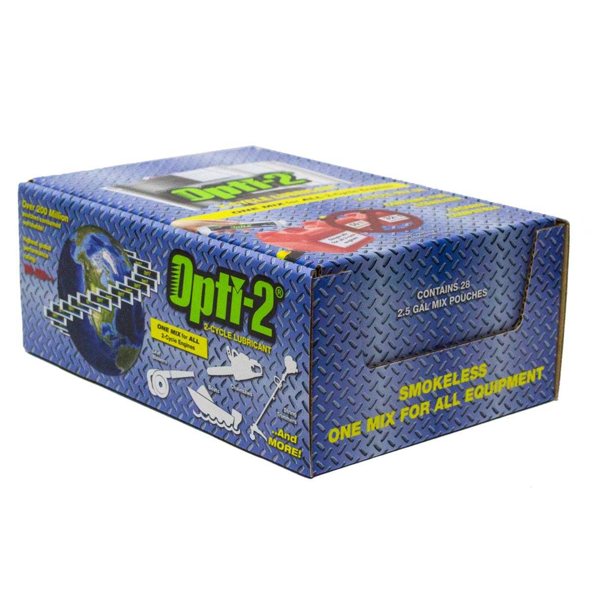 Opti-2 20056 2.5 Gallon Mix Pouches 2-Cycle Engine Lubricant - 28 Pack ...
