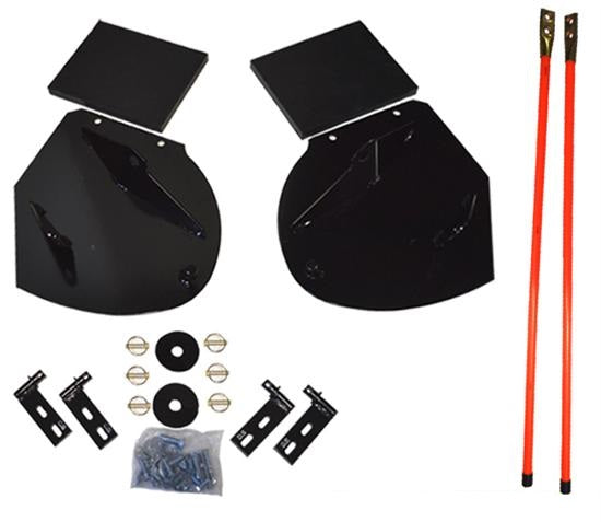 Set of 20" Prowings Snowplow Wing Extension Kit along with 1 Pair of 3 ...